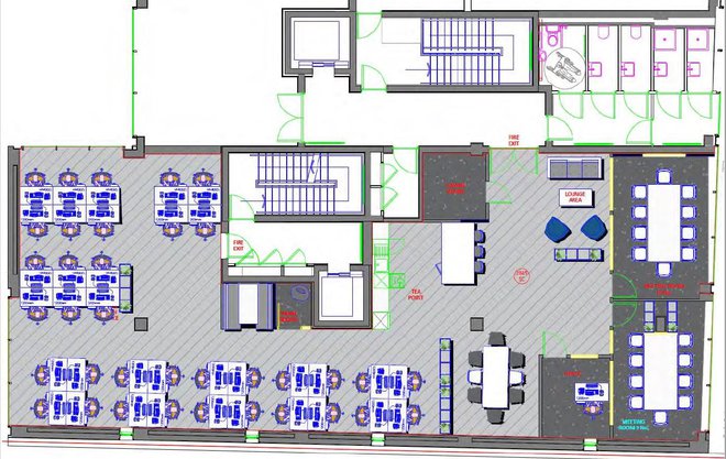 Customisable 36 person office